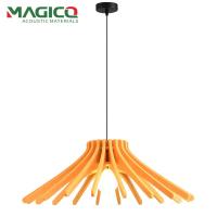 China Home Decoration Hanging Lightshade Handmade Soundproof Felt Light Mushroom Model Lampshade Chandelier for sale