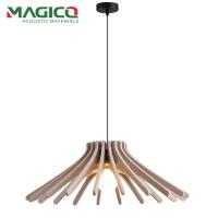 China Home Decoration Hanging Lightshade Handmade Soundproof Felt Light Mushroom Model Lampshade Chandelier for sale