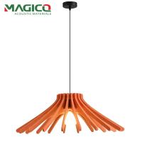 China Home Decoration Hanging Lightshade Handmade Soundproof Felt Light Mushroom Model Lampshade Chandelier for sale