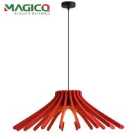 China Home Decoration Hanging Lightshade Handmade Soundproof Felt Light Mushroom Model Lampshade Chandelier for sale