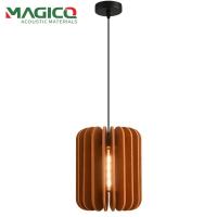 China Living Room Luxury Color Home PET Felt Lampshade Sound-absorbing Cotton Lighting Shade Chandelier for sale