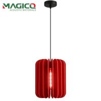 China Living Room Luxury Color Home PET Felt Lampshade Sound-absorbing Cotton Lighting Shade Chandelier for sale