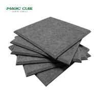 China 12mm Pure Camel Polyester Fiber Acoustic Panel Polyester Sound Absorption for sale