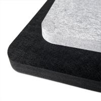 China 9mm Snow White Acoustic Fiber Board 100% Recyclable Polyester Fiber for sale
