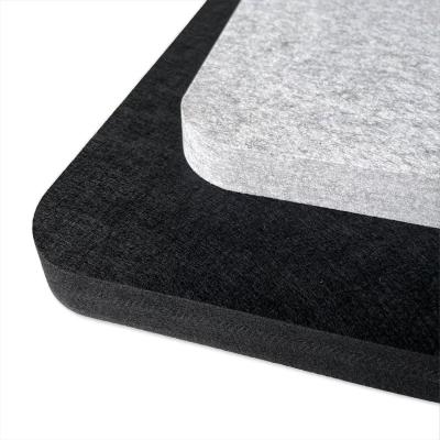China 9mm Snow White Acoustic Fiber Board 100% Recyclable Polyester Fiber for sale