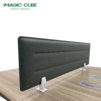 China Office Desk Divider 100% Polyester Fiber Noise Reduce Acoustic Desk Divider for sale