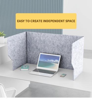 China Environmentally Friendly Polyester Acoustic Pet Desk Panels for Office for sale