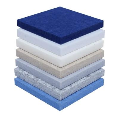 China Interior Wall Decoration Acoustic Polyester Panels 24mm PET Akupanel for sale