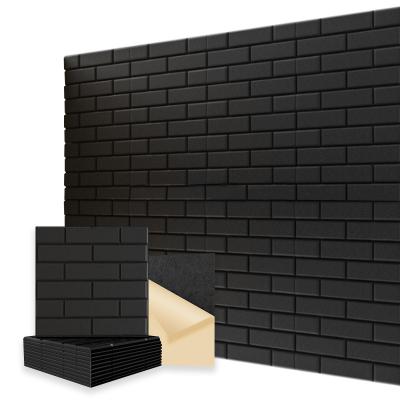 China Soundproofing Acoustic Polyester Fiber Sheets Polyester Sound Absorption Panels for sale