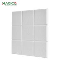 China Soundproof Wall Panels Effective Soundproofing Polyester Fiber Acoustic Panel for sale