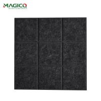 China Soundproof PET Board Effective Soundproofing Polyester Fiber Acoustic Panel for sale