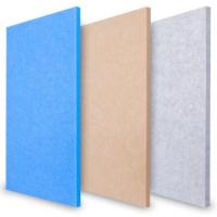 China 600*1200mm Eco-friendly Polyester Fiber Acoustic Board Wall PET Panel for sale