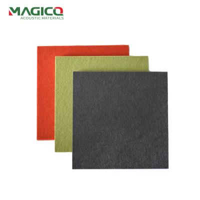 China Polyester Fiber Acoustic Panels with PET Fiber Acoustic Wall Panels deliver superior noise reduction in modern 3D interiors for sale