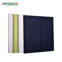 China Polyester Fiber Acoustic Panels with PET Fiber Acoustic Wall Panels for stylish 3D soundproofing in modern home for sale