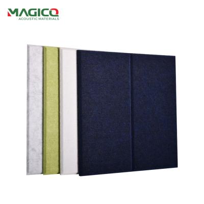 China Polyester Fiber Acoustic Panels with PET Fiber Acoustic Wall Panels for stylish 3D soundproofing in modern home for sale