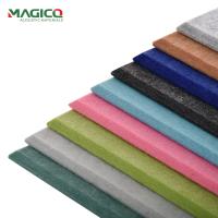 China Polyester Fiber Acoustic Panels and PET Fiber Acoustic Wall Panels offer premium 3D acoustic design for offices and studios for sale