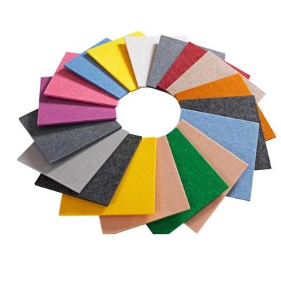 China Polyester Fiber Acoustic Panel Soundproof Acoustic Decorative Sustainable Colorful Acoustic Panelsbest Soundproof panels for walls for sale