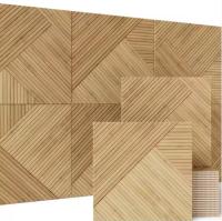 China Wood-grain imitation soundproofing panels UV-printed polyester fiber soundproofing panels felt soundproofing wall panels for sale