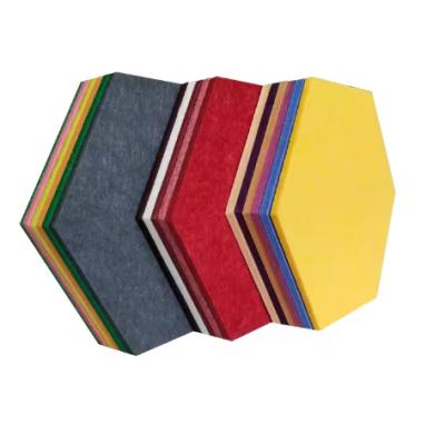 China Polyester Fiber Acoustic Panels  hexagon acoustic panels acoustic wall panels acoustic solutions for offices bedroom for sale
