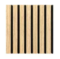 China wooden slat acoustic wall panels oak veneer acoustic panel acoustic panels for bedroom wall for sale