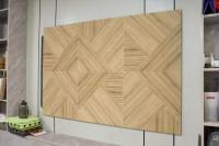 China Wood-grain imitation soundproofing panels acoustical PET soundproofing panel acoustic board wall panel for sale