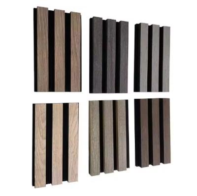 China wooden slat acoustic wall panels black oak acoustic panels natural oak acoustic slat wood wall panels for sale