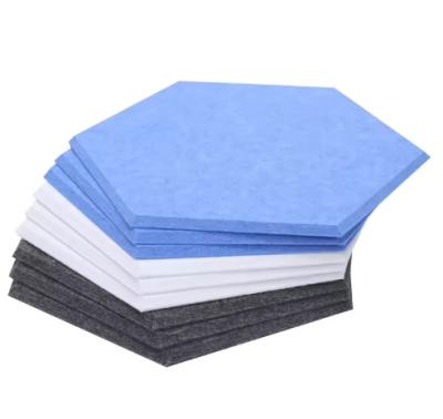 China Polyester Fiber Acoustic hexagon polyester acoustic panels  Panels recording studio acoustic panels for sale