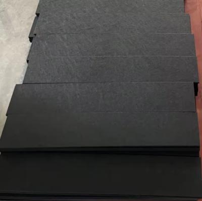 China Polyester Fiber Acoustic Panel black acousti wall panels sound reducing panels sound insulation for walls for sale