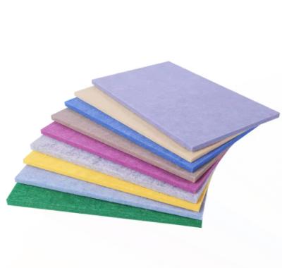 China Polyester Fiber Acoustic Panel sound absorption material for walls sound insulation board for walls for sale