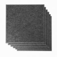 China Polyester Fiber Acoustic Panel black acoustic wall panel acoustic wall panels office for sale