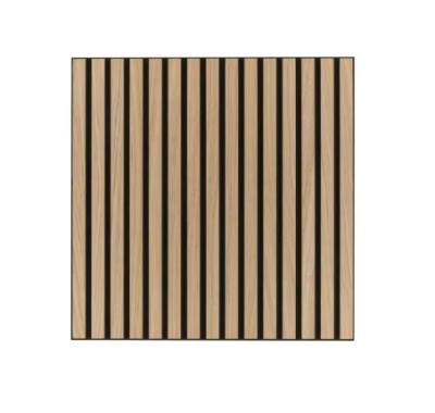 China wooden slat acoustic wall panels mdf acoustic wall panels soundproof black wall acoustic wall panels 2400 x 600 for sale