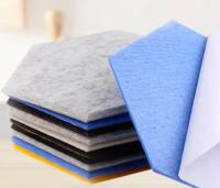 China Polyester Fiber Acoustic Panel blue acoustic wall panels diy sound absorbing panels for sale