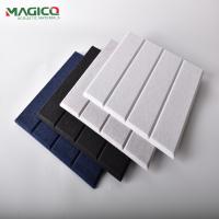 China Fabric Wrapped Polyester Panels For Sound Absorption And Insulation PET Tiles for sale