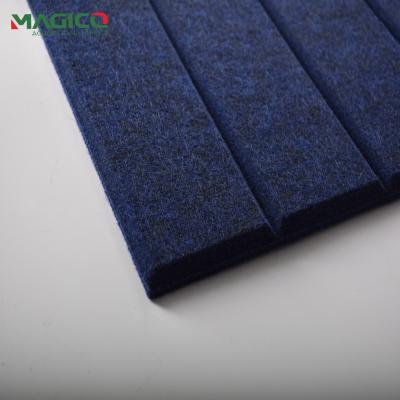 China Self-adhesvie Polyester Fiber Acoustic Panels with Class B Fire Rated Acoustic for sale