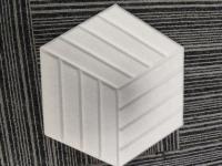 China Premium Polyester Fiber Acoustic Panels for Soundproofing Walls Hexagon PET Board for sale