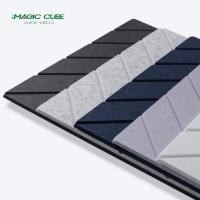 China Grooving Polyester Fiber Acoustic Panels for Wall and Ceiling Sound Absorption Felt for sale