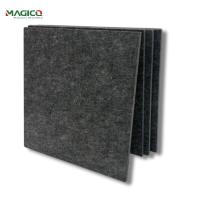 China Polyester Fiber Acoustic Panel Sound Absorbing Wall and Ceiling Board for Noise Reduction for sale