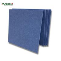 China Eco Friendly Recycled Polyester Fiber Sound Absorbing Panel for Interior Wall for sale