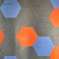 China Backed Polyester Fiber Acoustic Panel with Adhesive for Easy Wall Installation for sale