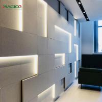 China Fire Resistant Polyester Fiber Acoustic Panel Fade Proof for Sunlit Wall Areas for sale