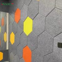 China High Density Polyester Fiber Sound Absorption Panels Offering Durable and Moisture Resistant Solutions for Commercial Use for sale