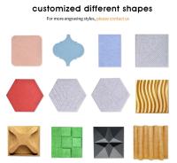 China Eco-Friendly pet polyester acoustic panel Effective Noise Reduction pet acoustic board For Office studios and homes for sale