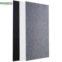China 600*1200mm Soundproof Polyester Fiber Acoustic Sheets Decorative Polyester Wall Panels for sale