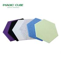 China Hexagon Polyester Fiber Acoustic Panel for Hall and Studio with Excellent Decoration for sale