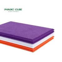 China Thermal Compressed Colorful Polyester Acoustic Panel Safe Harmless Environmental Friendly Indoor Acoustics for sale