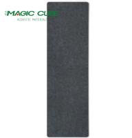 China Long Strip Rectangular Pattern Polyester Fiber Acoustic Panel For Full Wall Installation for sale
