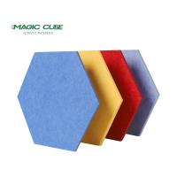 China Honeycomb-style Interior Design Hign Density PET Acoustic Panel For Conference Rooms Background for sale