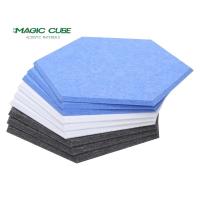 China Honeycomb-style Interior Design Hign Density PET Acoustic Panel For Conference Rooms Background for sale