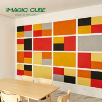 China Multi-color Spliceable Polyester Acoustic Panels for Noise Reduction in Office Leisure Spaces for sale