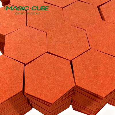 China Eco Friendly Honeycomb PET Acoustic Panel Indoor Sound Absorbing Panel For Conference Room Wall Decoration for sale